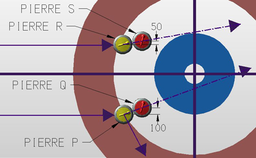 Le take-out au curling